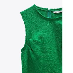 Zara | Dresses | Zara Long Textured Weave Dress | Poshmark